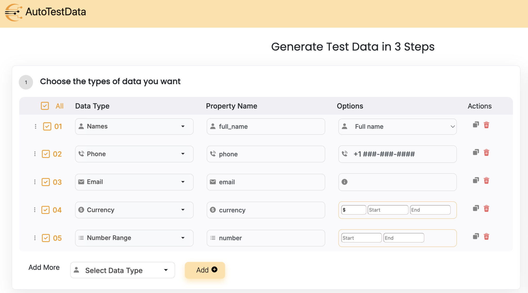 Autotestdata Generate Test Data In 3 Steps 